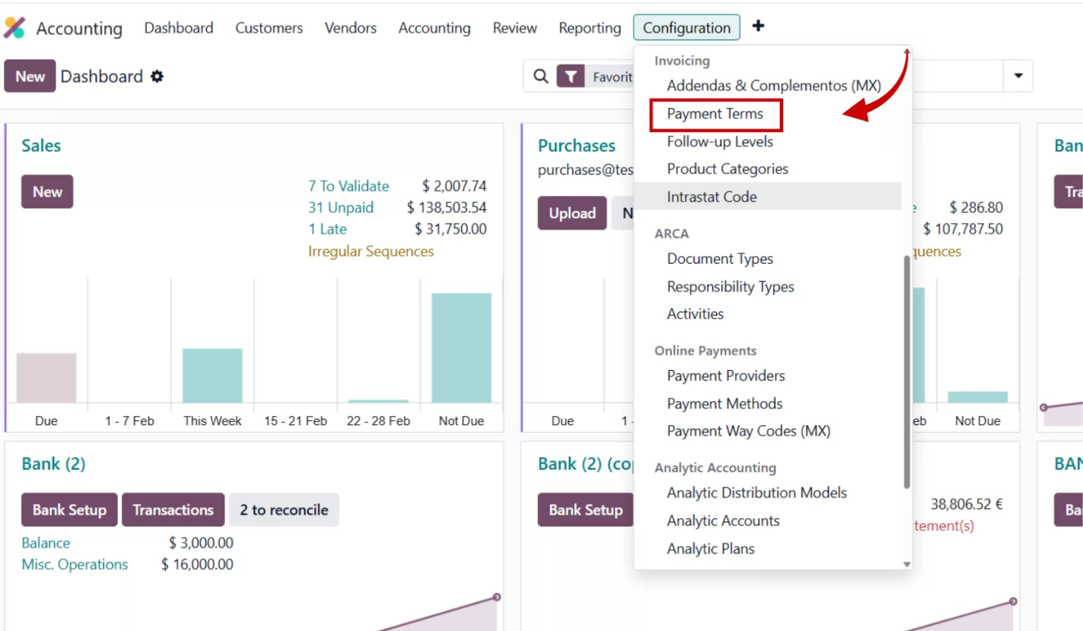 How to Set Up Payment Terms in Odoo Accounting